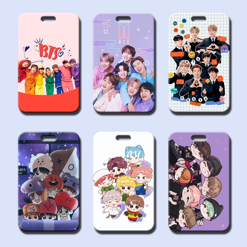 Conjunto de cartão de ônibus BTS BTS à prova de balas Cartão de coleta ...