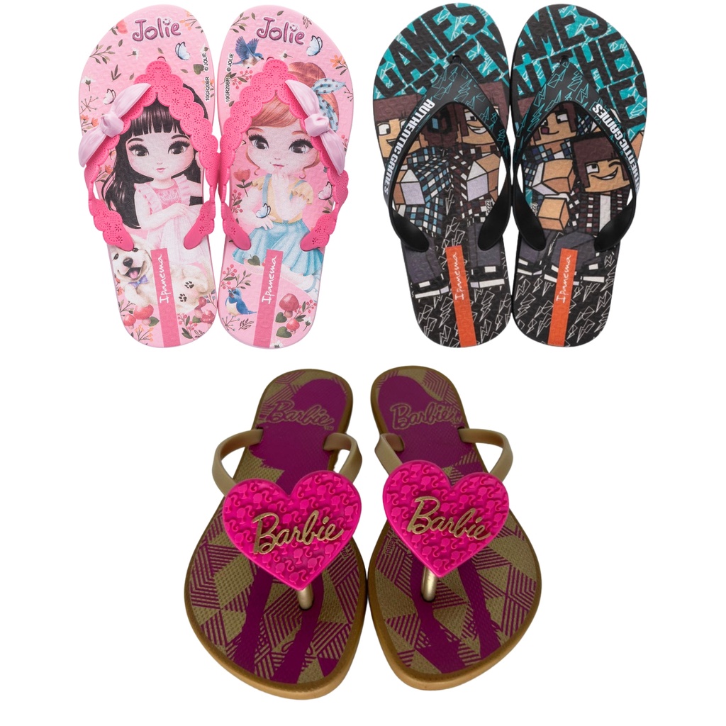 Chinelo Meninas e Meninos Grendene ORIGINAL Diversos Modelos | Shopee ...