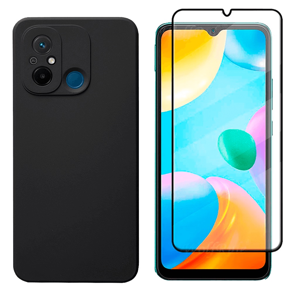Capa Anti Impacto Para Xiaomi Redmi 12C + Pelicula Vidro 9D | Shopee Brasil