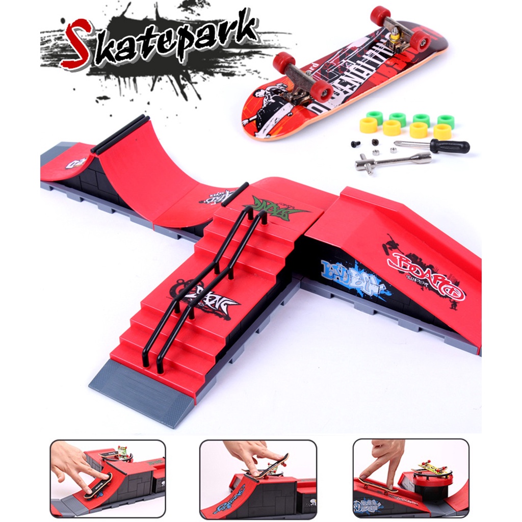 Kit Profissional Mini Skate De Dedo Tech Deck De Madeira Stents ...