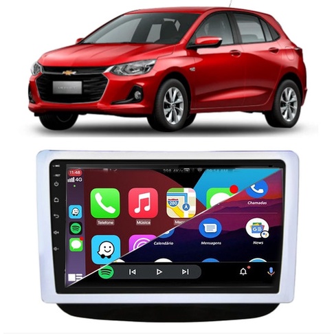 Kit Multimídia Onix 2020 CarPlay AndroidAuto 9 Pol TayTech | Shopee Brasil