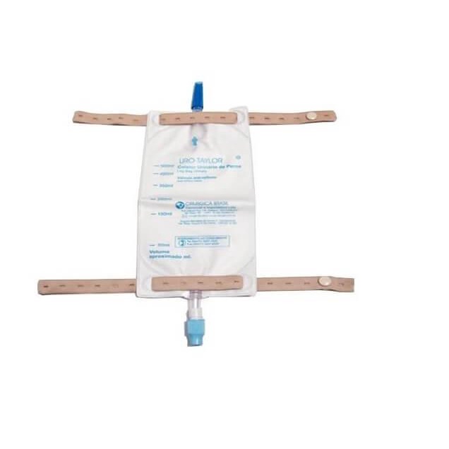 Coletor de Urina Perna Sistema Fechado Sem extensao 500ml Taylor ...
