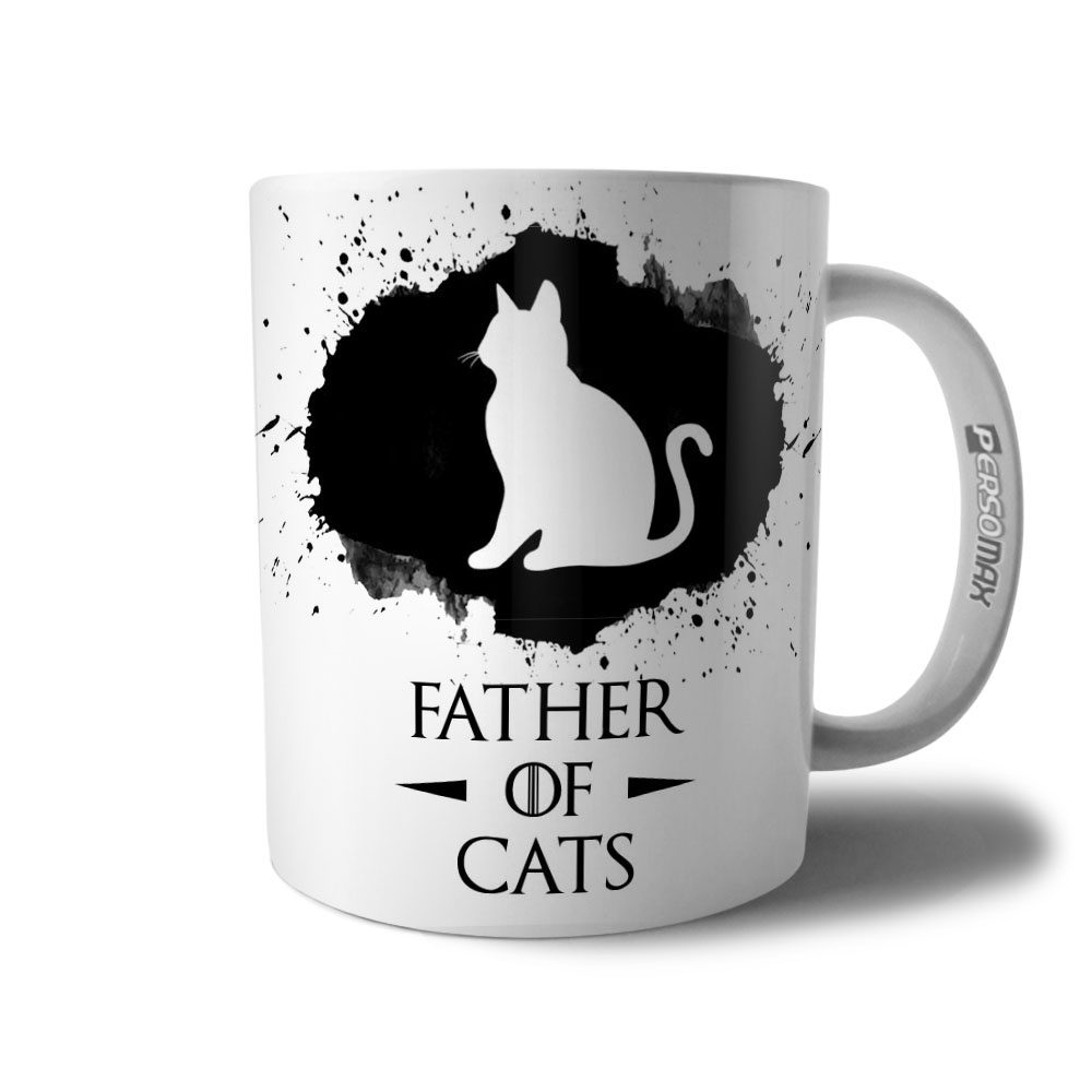 Caneca Father Of Cats Presente Pai de Gato | Shopee Brasil