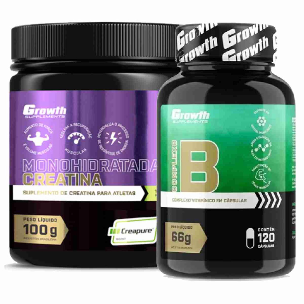 Kit Complexo B 120 Caps + Creatina 100g Creapure Growth | Shopee Brasil Kit Complexo B 120 Caps + Creatina 100g Creapure Growth | Shopee Brasil