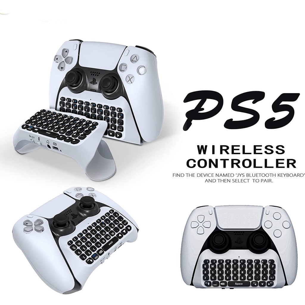 Teclado bluetooth Chatpad Controle Ps5 Com Auto Falante | Shopee Brasil