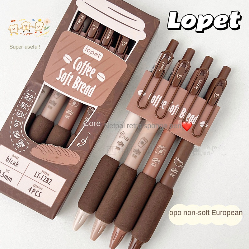 [Caneta De Café Nova] 4pcs Prensa Neutra Casaco De Esponja 0.5st Lovely ...