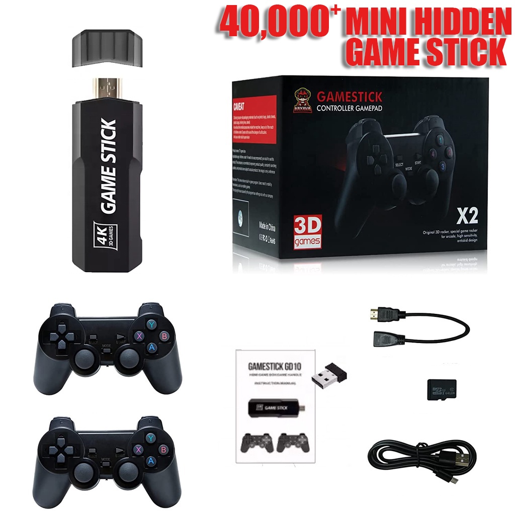 GD10 game stick 4k vídeo retro video games console lite Game 4K Vídeo ...