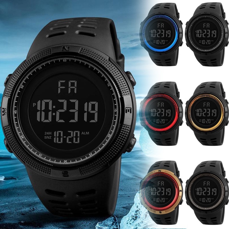 2023 Novo Relógio Esportivo Digital Masculino Original SKMEI 1251 50m À Prova D'água Para ...