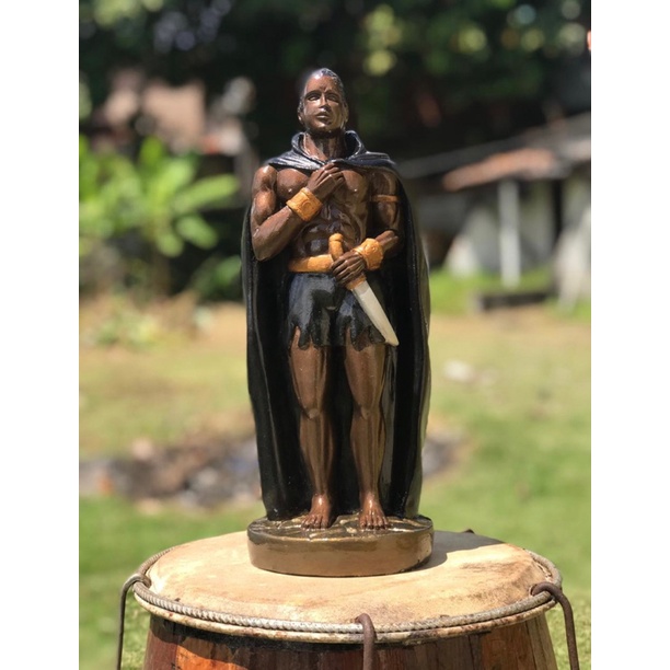 Imagem Exú (33cm) - Umbanda/Candomblé | Shopee Brasil