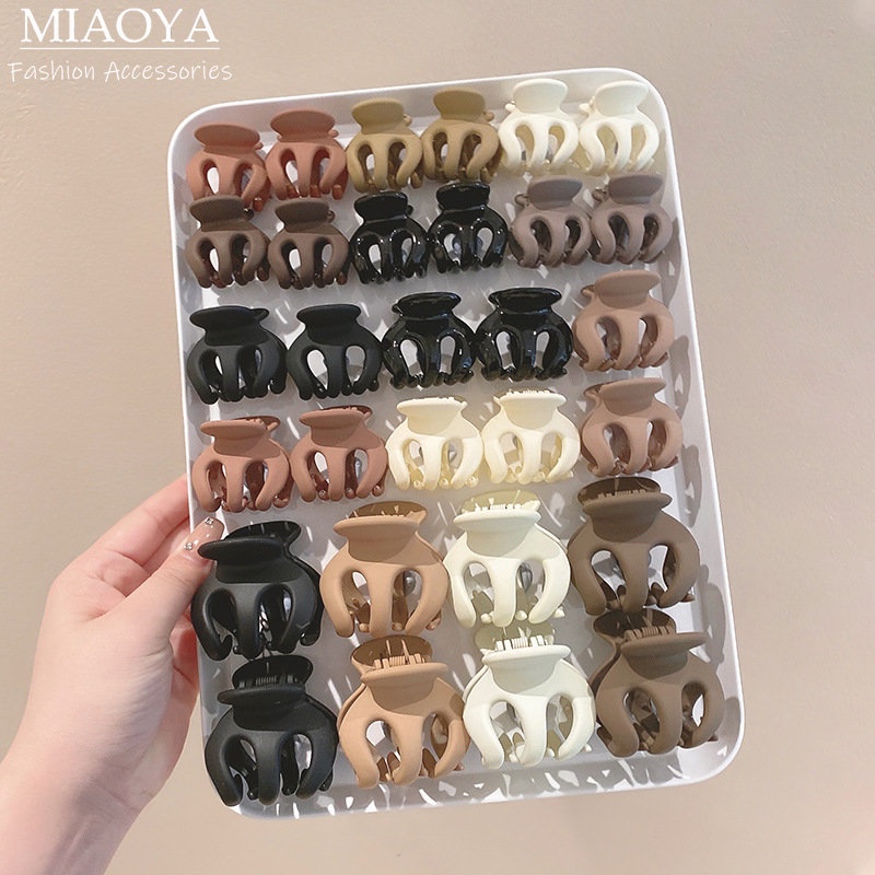 Clip Acrílico Colorido Para Lady INS Ponytail Styling Acessório De ...