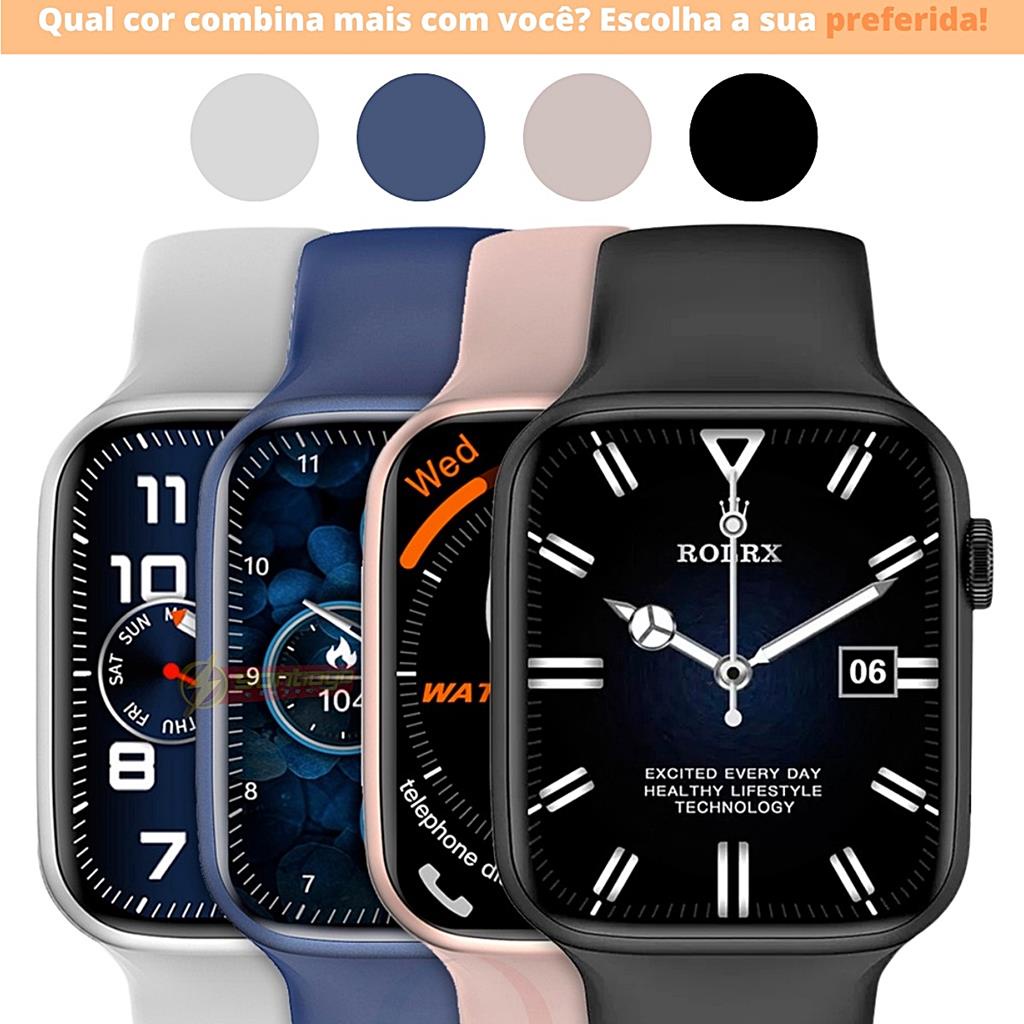 Smartwatch 8 W28 Pro Serie 8 Fazer e receber chamadas coloca foto na ...