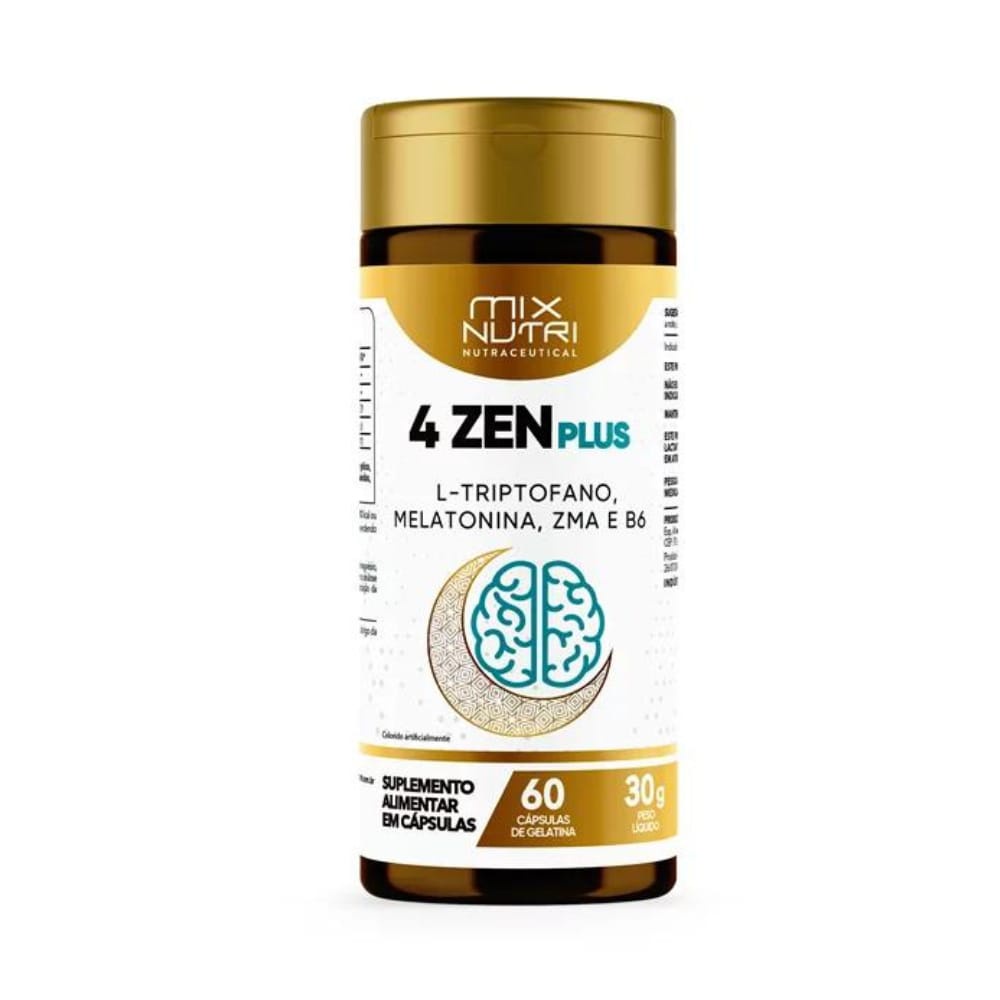 Suplemento Alimentar Mix Nutri 4 Zen Plus com 60 Capsulas | Shopee Brasil