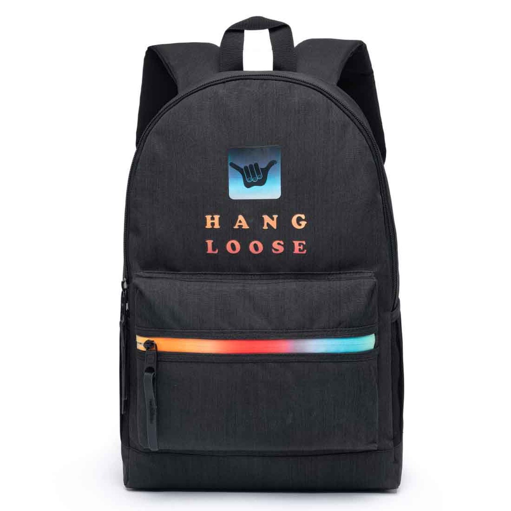 Mochila para Notebook Hang Loose Sunset Preta HL1478 - Preto | Shopee ...