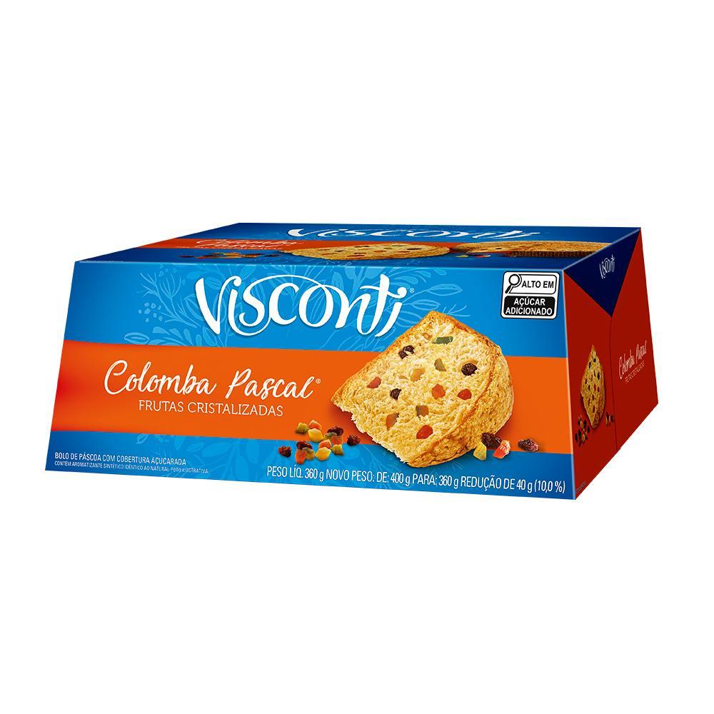 Colomba Pascal com Frutas Cristalizadas Visconti 360g | Shopee Brasil