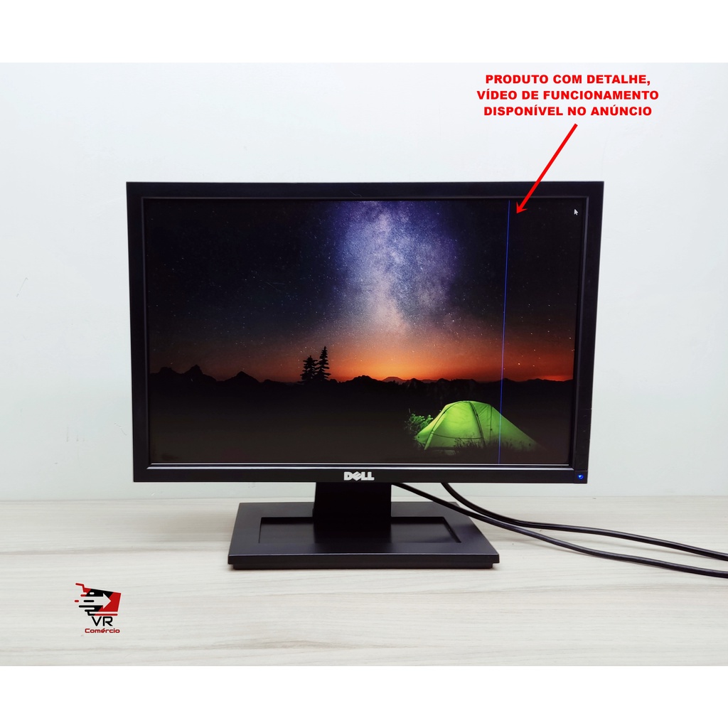 MONITOR DELL 19 WIDESCREEN LCD - E1911C (DETALHE, LEIA DESCRIÇÃO ...