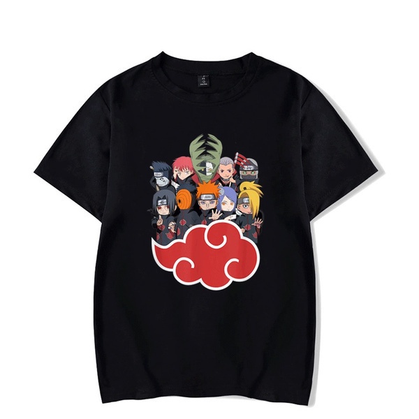 Camisa Camiseta Naruto Akatsuki Vilões Personagens Anime JVVN | Shopee ...