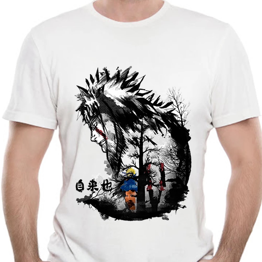 Camiseta Basica Jiraya Sensei Senin Senpai Uzumaki Naruto Modo Sabio ...