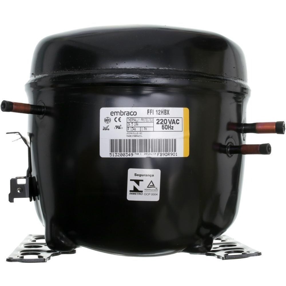 Compressor Embraco 1/3+ FFI12HBX R134A 220V Original | Shopee Brasil