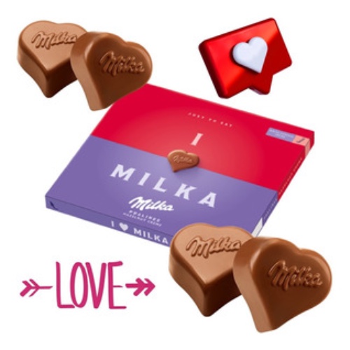 Chocolate Milka Recheio Avelã I Love Hazelnut Cream 110g | Shopee Brasil