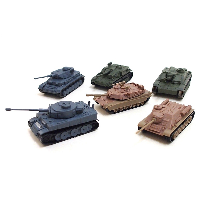 Conjunto De 1 Mini Tanques De Plástico Kit Modelo (6 Diferentes ...