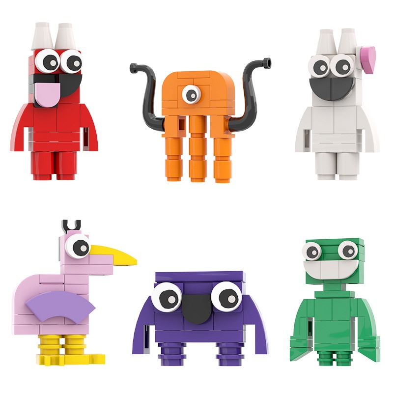 Rainbow Friends ROBLOX Moc Building Block Compatível Com A LEGO Garten ...