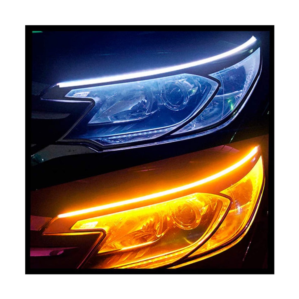 Kit Fitas Led DRL Farol + Seta 12v 60cm Corsa Hatch 1994 1995 1996 1997 ...