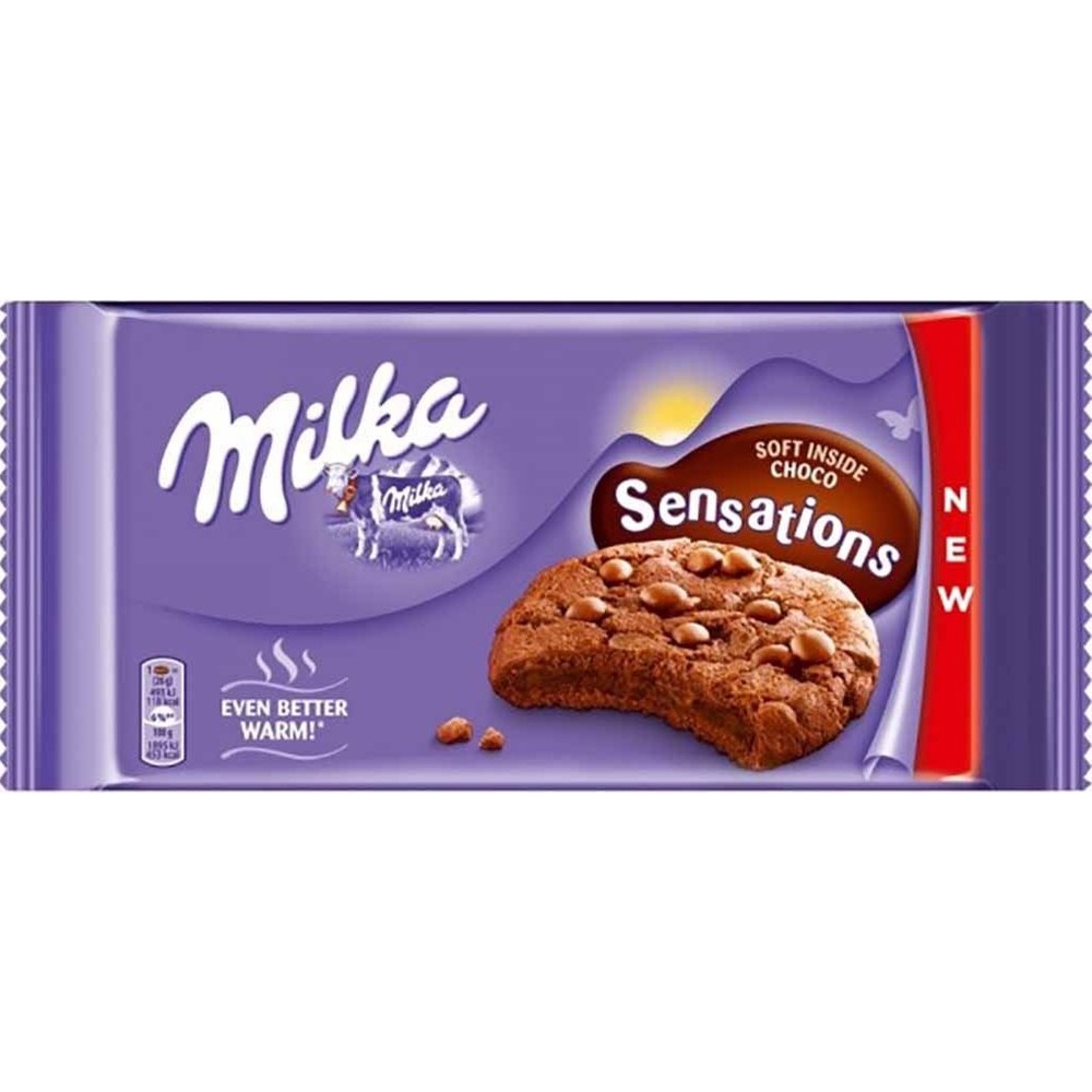 MILKA COOKIES SENSATIONS CHOCOLATE 156G | Shopee Brasil