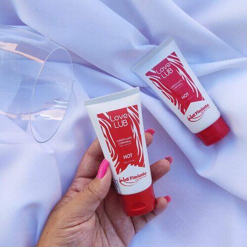 Lubrificante Íntimo Vaginal e Anal Love Lub HOT | Shopee Brasil