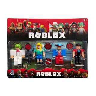 Kit 4 Bonecos Roblox Skins Avatar Chifre Asas | Shopee Brasil