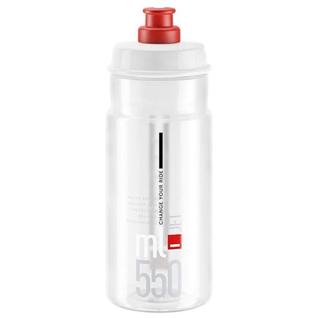 Garrafa Caramanhola Plástico Elite Jet 550ML Transparente | Shopee Brasil