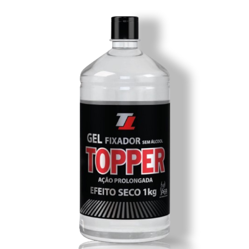 Gel Fixador Capilar Incolor Profissional Topper 1kg | Shopee Brasil