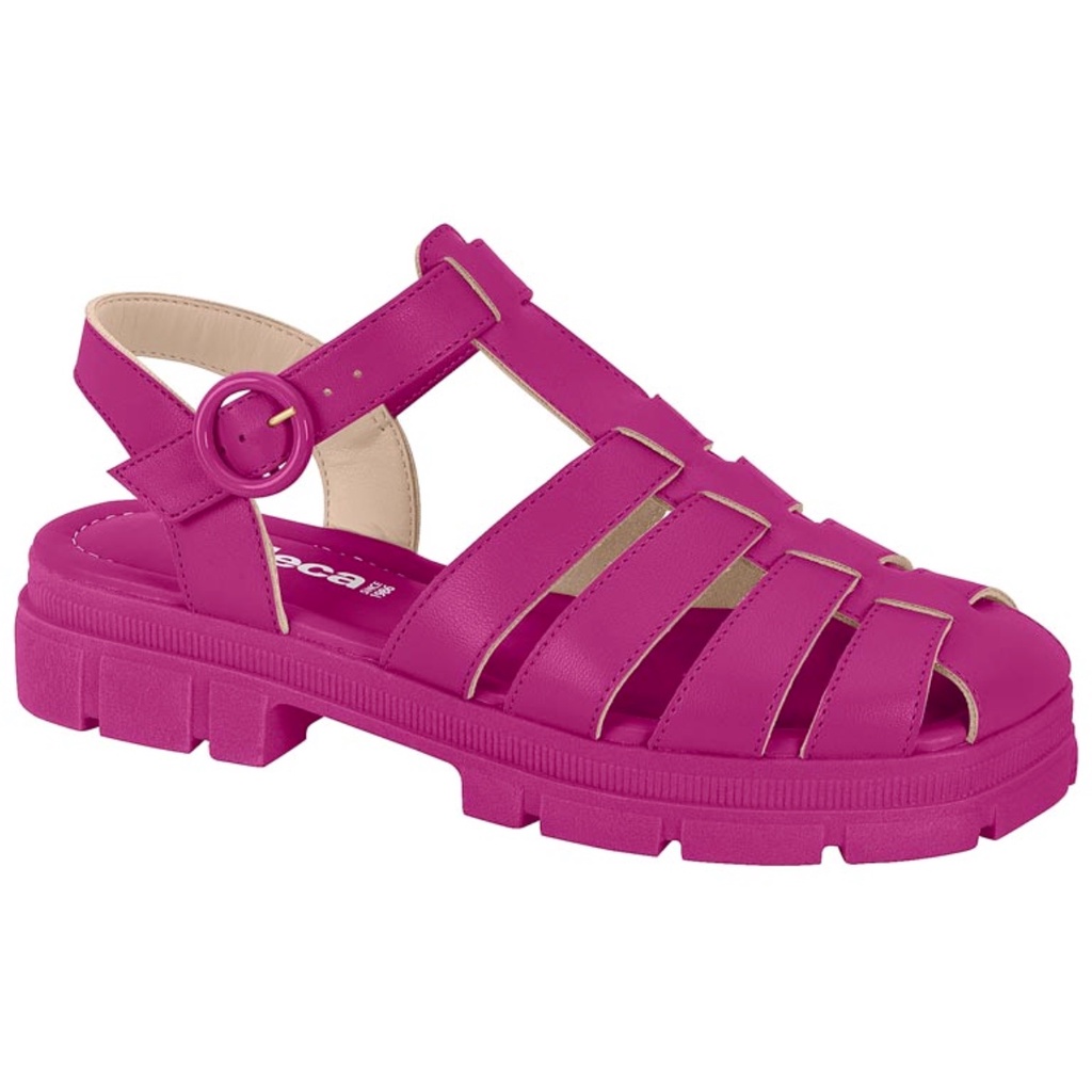 Sandalia Moleca Feminina Papete Tratorada Fisherman Original | Shopee ...