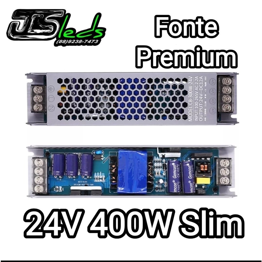 Fonte 24V 400W Premium | Shopee Brasil