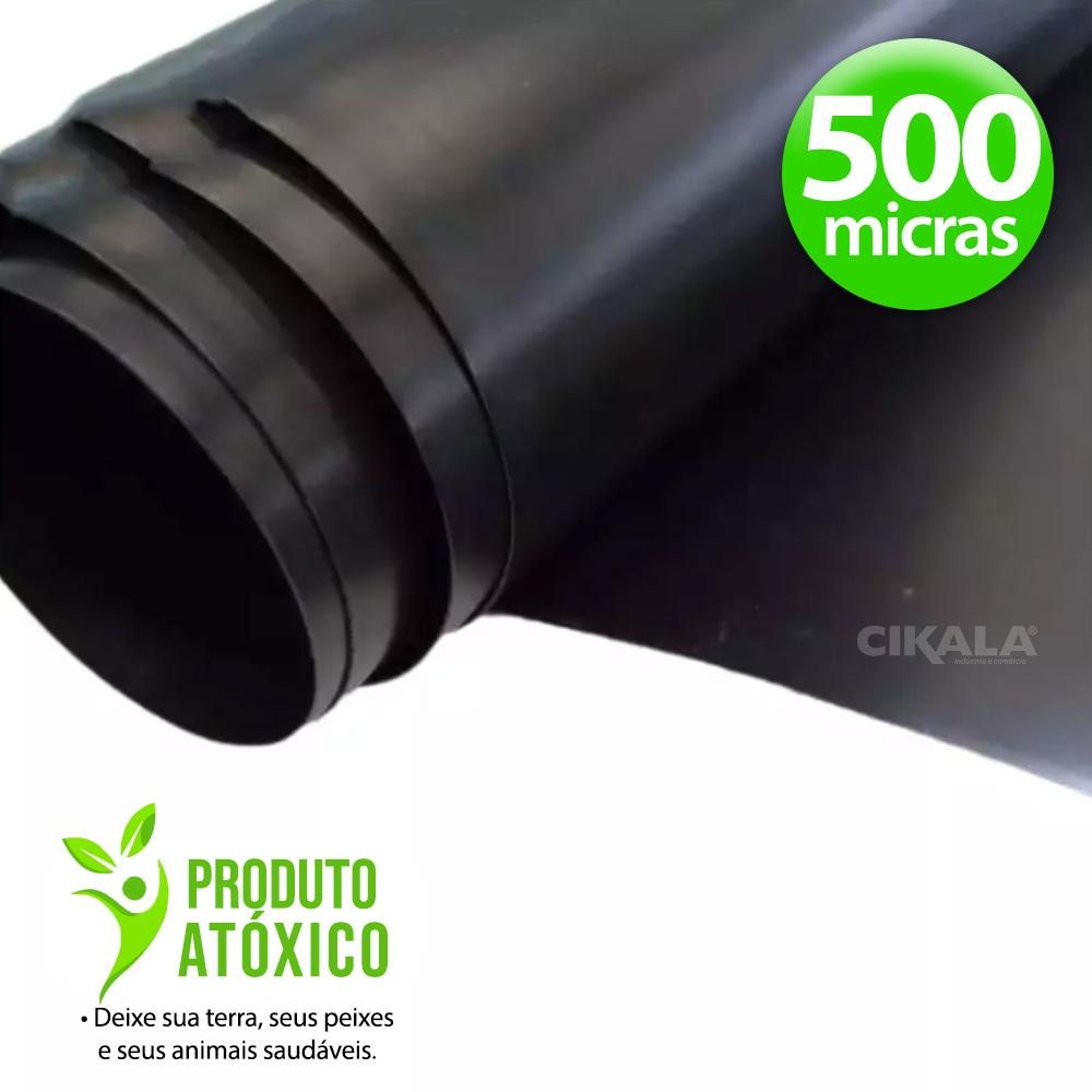 Geomembrana Larg 1,40x01m Preta Espessura 500 Micras CIKALA | Shopee Brasil