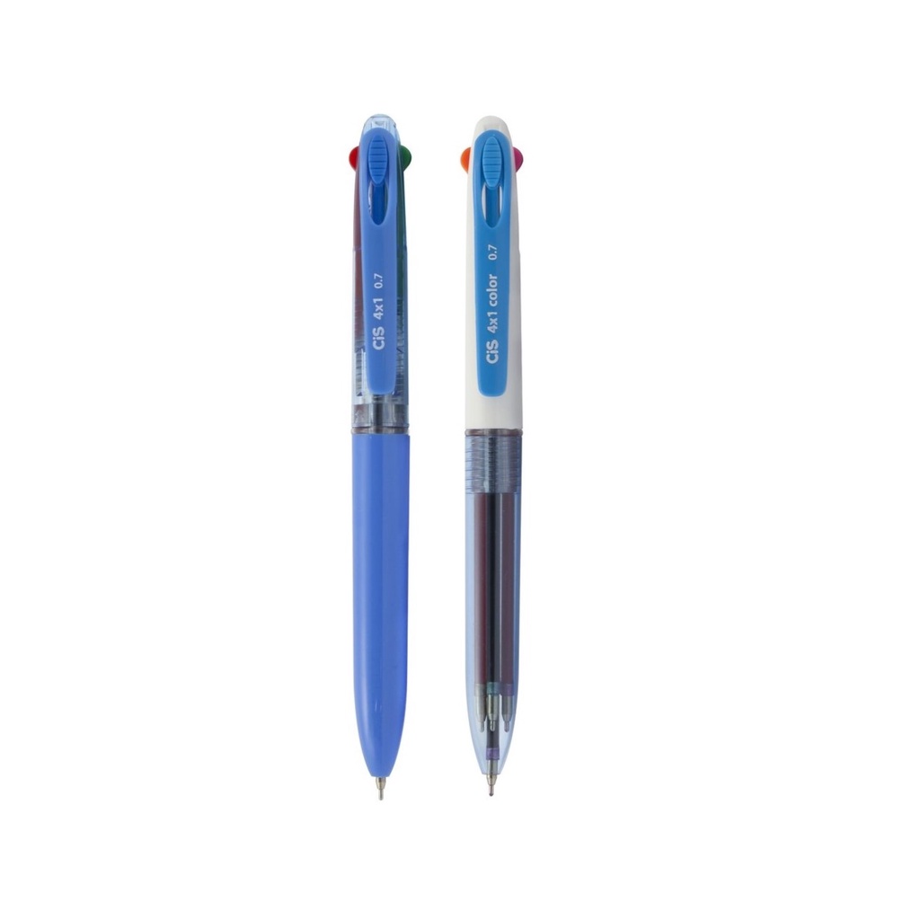 Caneta Esferográfica Retrátil CiS 4x1 e 4x1 Color 0.7 mm | Shopee Brasil