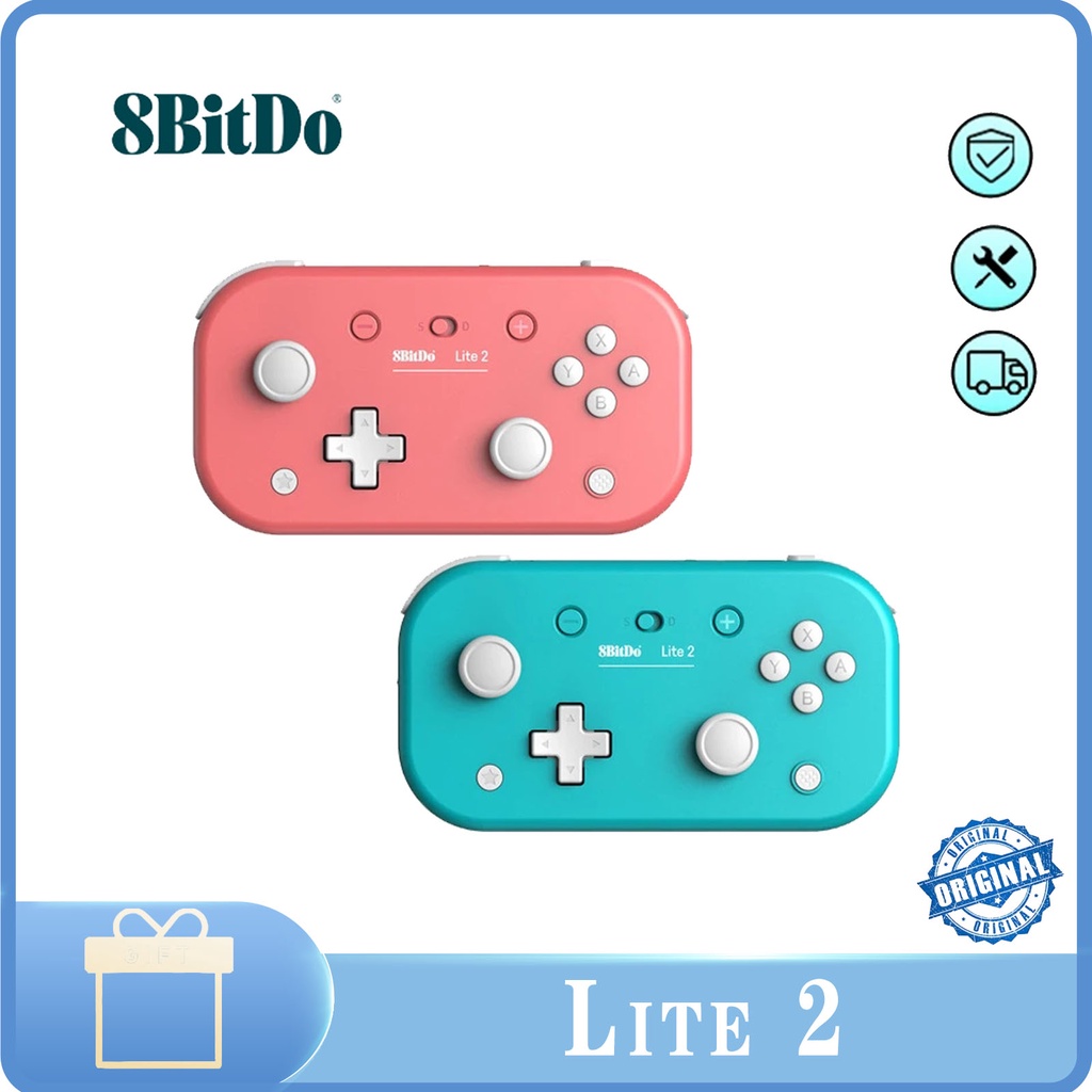 8BitDo Lite 2 Bluetooth Gamepad Portable Game Board | Shopee Brasil