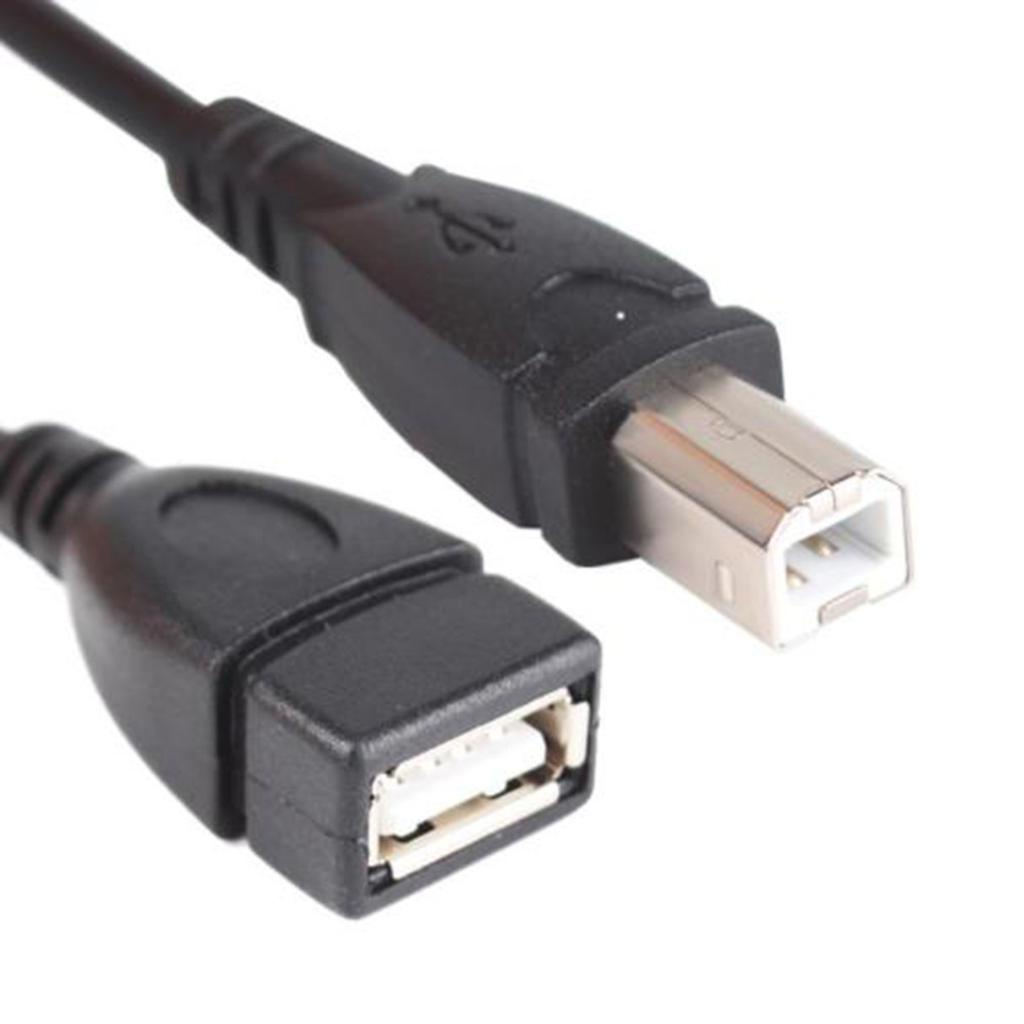 Cabo Adaptador Para Impressora Scanner Trendy Tipo A Fêmea USB B Cabos ...