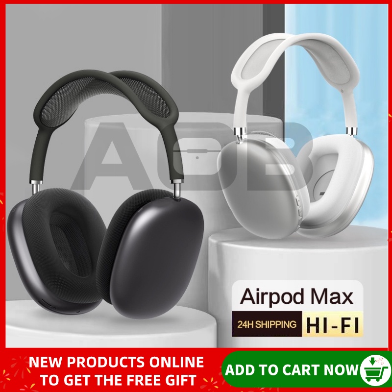 Airpods-Max Fones De Ouvido Sem Fio real pop-up Bluetooth Subwoofer Com ...