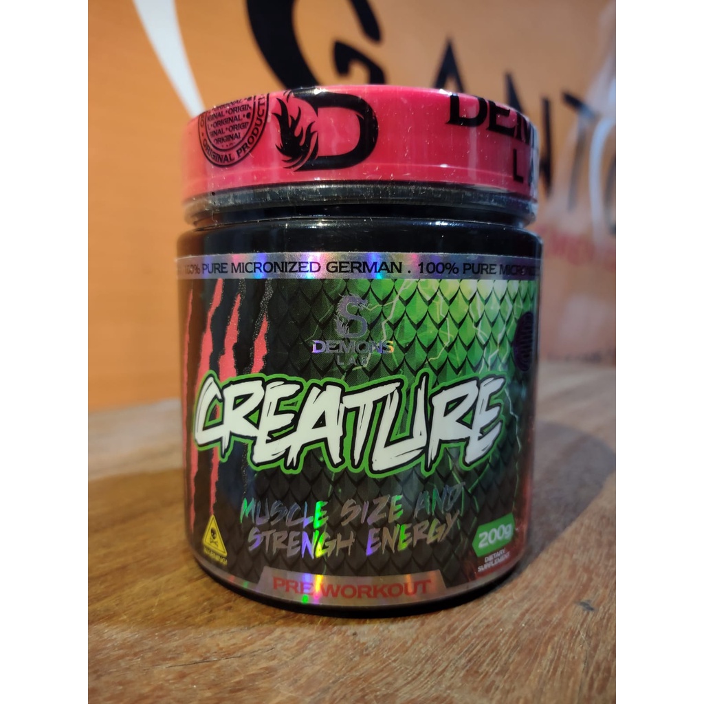 Creature Creatina Pura 200g Tecnologia alemã Nova Fórmula - Demons Lab ...