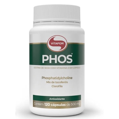 PHOS 120 CAPS DE VITAFOR 500 MG | Shopee Brasil