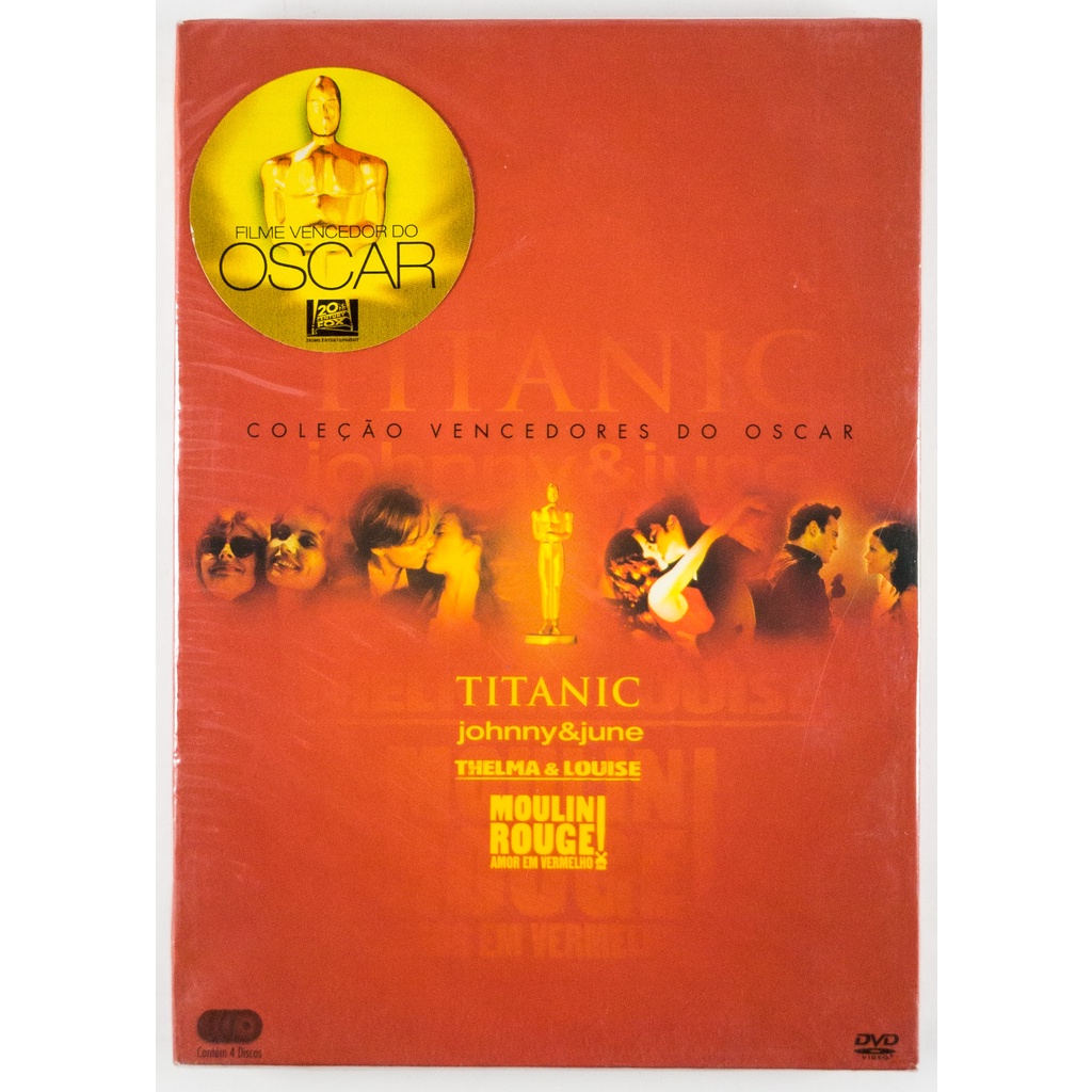 Box 4 DVDs Coleção Vencedores do Oscar Lacrado | Shopee Brasil