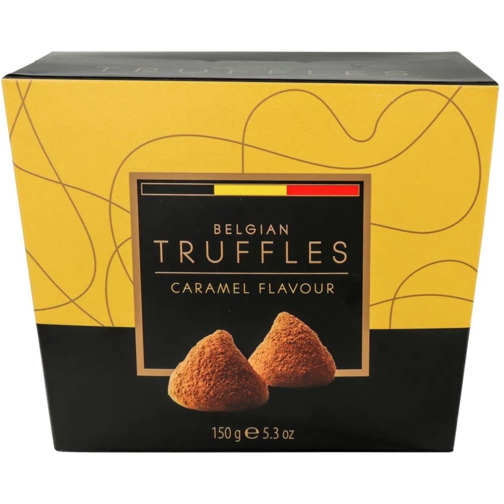 Chocolate Belgian Truffles Caramel Flavor 150g | Shopee Brasil