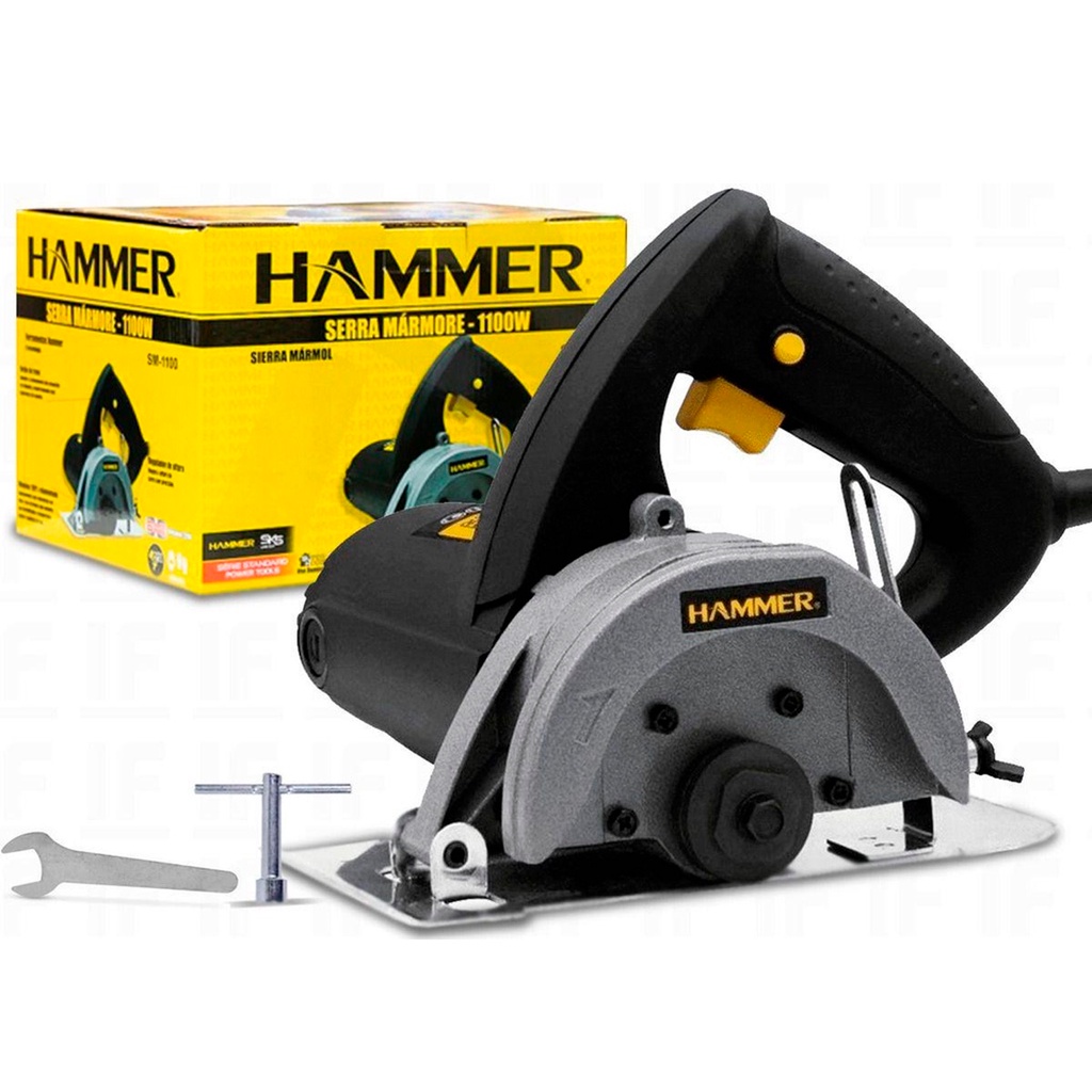 Serra Marmore 4.3/8 Pol. 1100w 110v/220v Preto - Hammer | Shopee Brasil