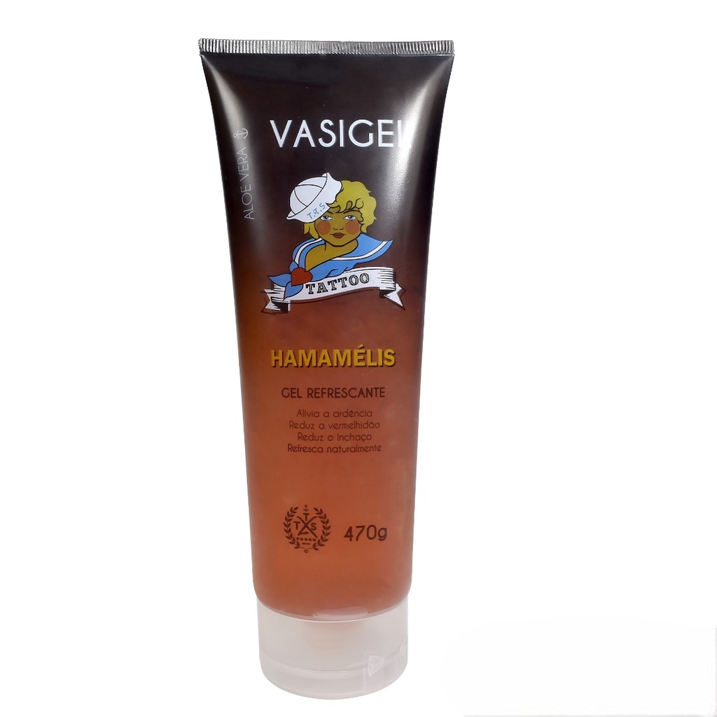 Vasigel Hamamelis Tts Tatuagem Tattoo 470g Profissional | Shopee Brasil