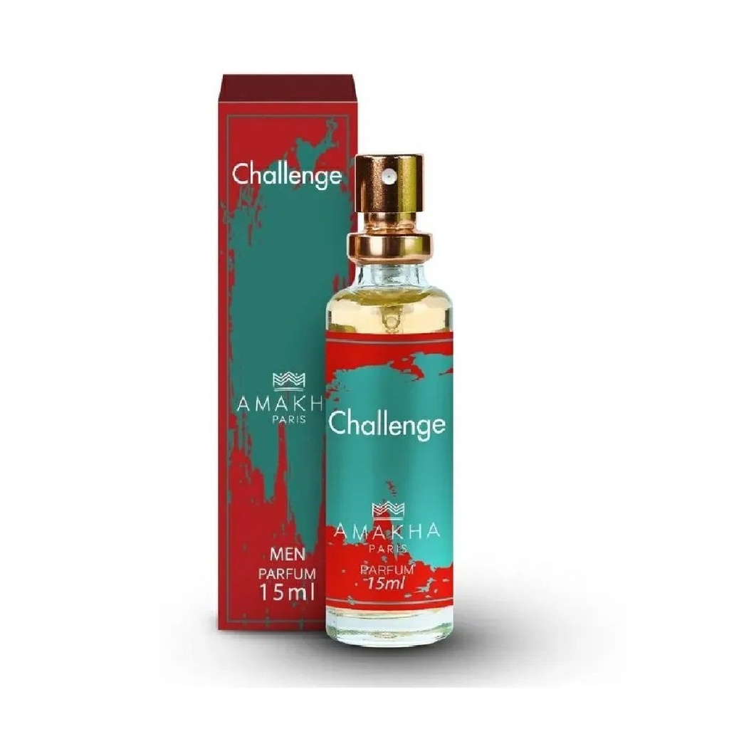 Challenge - Perfume De Bolso Masculino Amakha Paris 15 Ml | Shopee Brasil