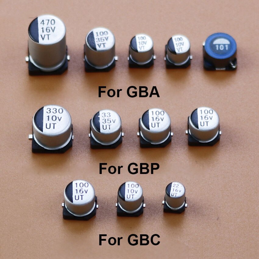 Para Gameboy Advance GBA Capacitor Da Placa Principal Color Pocket GBC ...