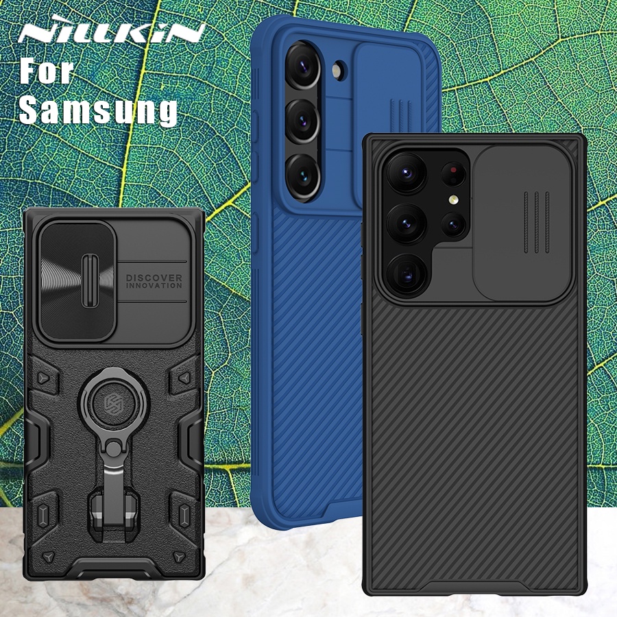 Capa Nillkin Para Samsung Galaxy S22 S23 Ultra Plus 5g Camshield Pro De