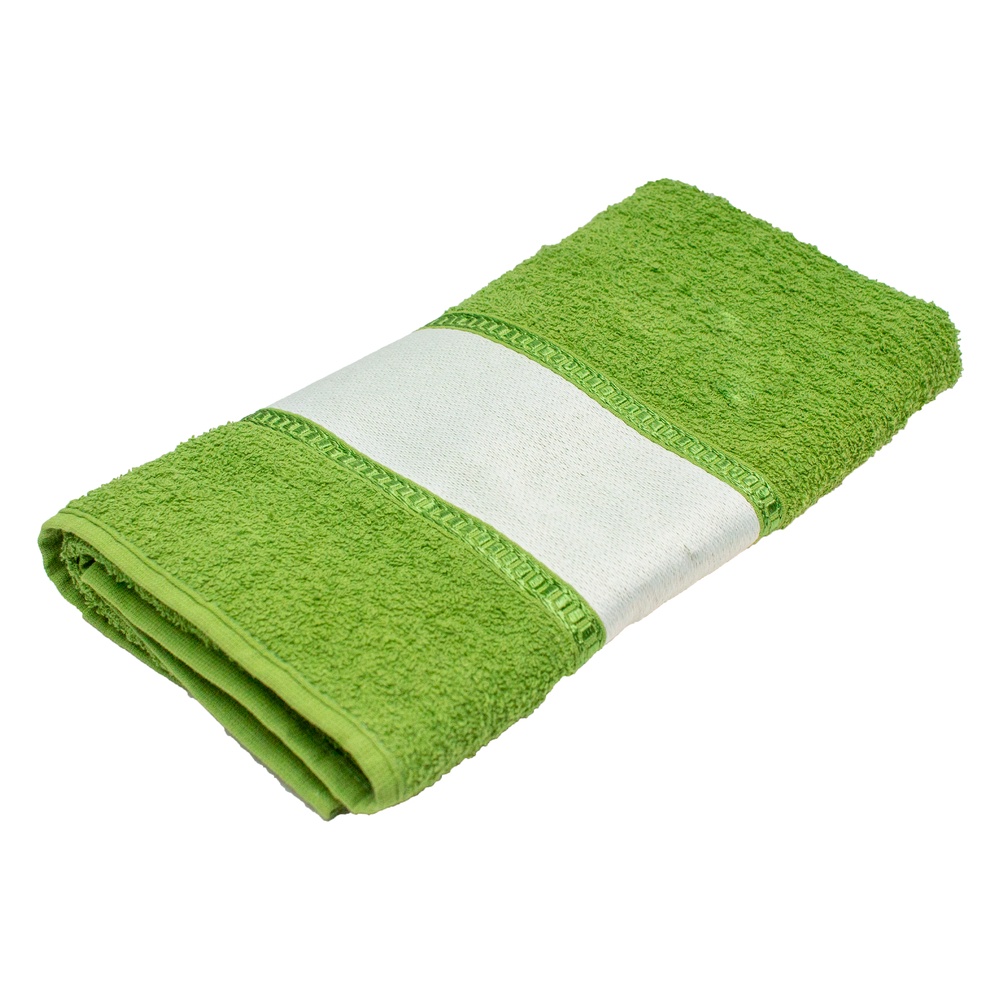 Toalha de Banho Verde 68cm x 128cm para sublimação | Shopee Brasil