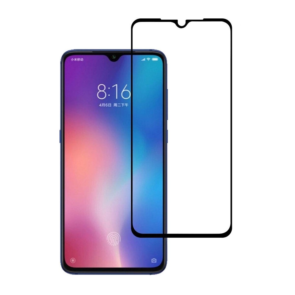 Pelicula Vidro 3D 9D Compativel Xiaomi Mi 9 Proteção Tela Celular mi9 ...