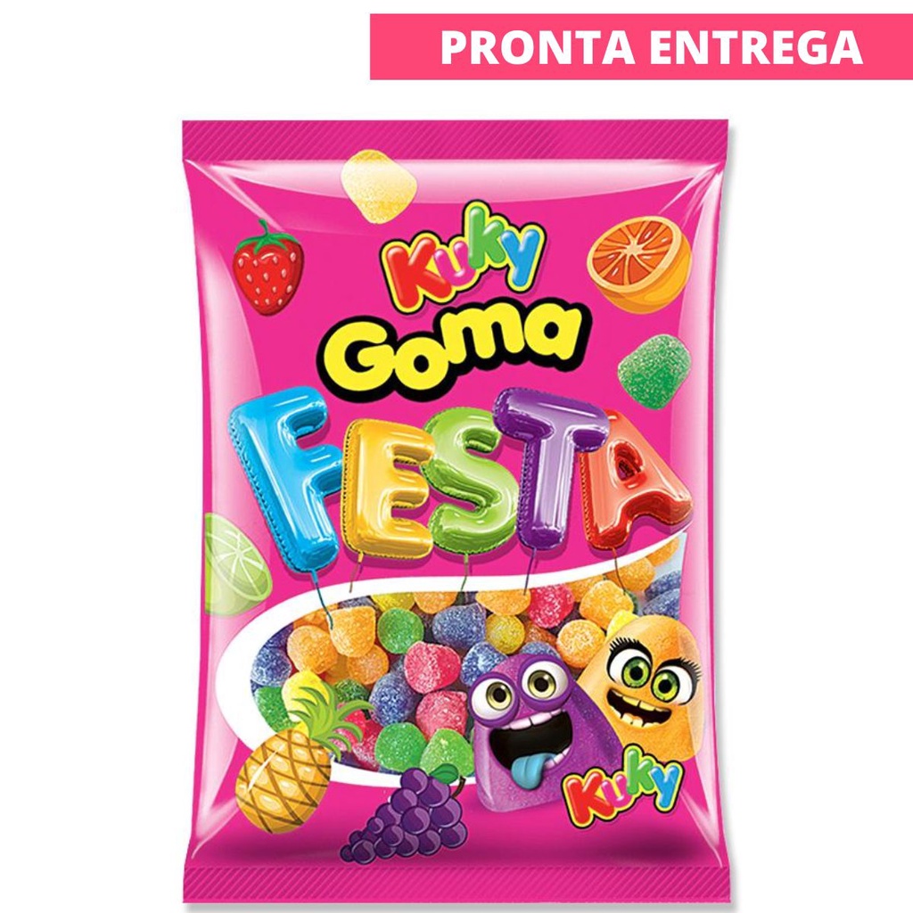 Jujuba Bala de Goma Festa 1kg - Kuky | Shopee Brasil